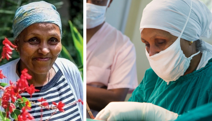 Mamitu Gashe, una mujer analfabeta que se convirtió en cirujana