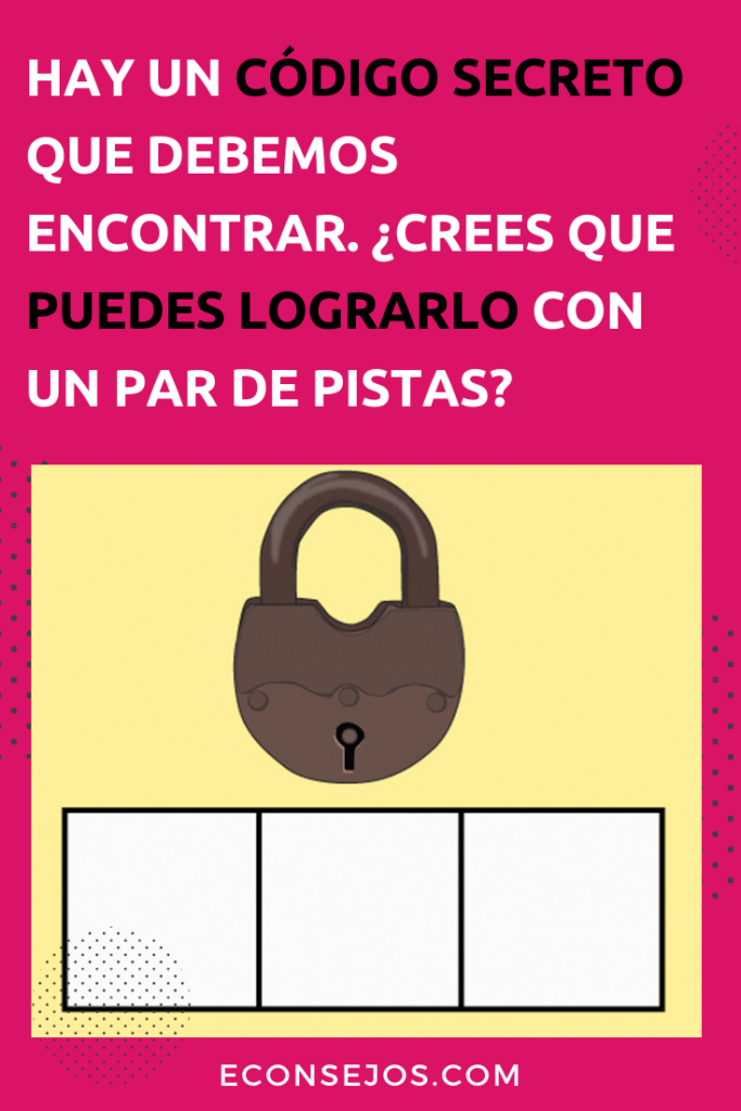 Adivine el código secreto que abre la caja fuerte