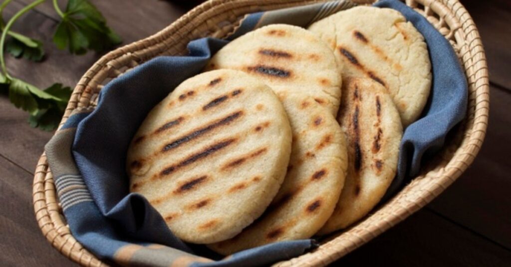 Receta de las arepas de queso colombianas