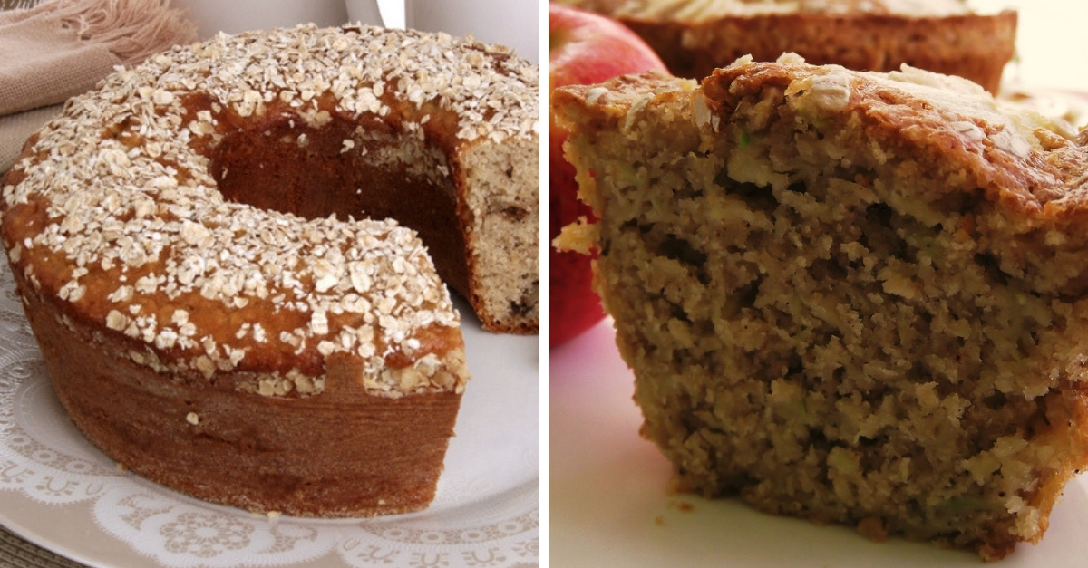 8 Deliciosas recetas de bizcocho de avena light