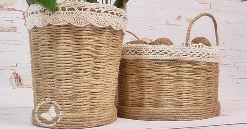 Aprende A Hacer Cestas De Cuerda