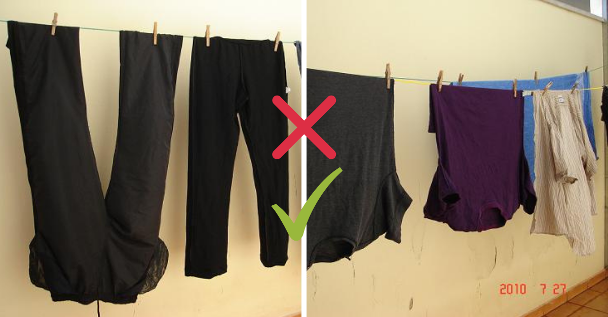 Cómo extender la ropa de la forma correcta: 13 consejos importantes