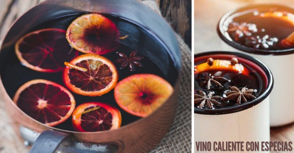 Glühwein o vino caliente hecho con especias típicas de Alemania