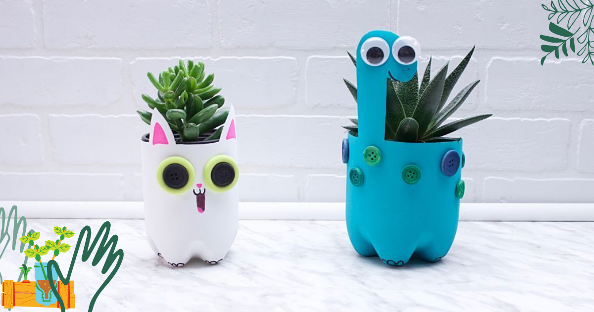 2 Manualidades ecológicas que puedes hacer con los niños en casa