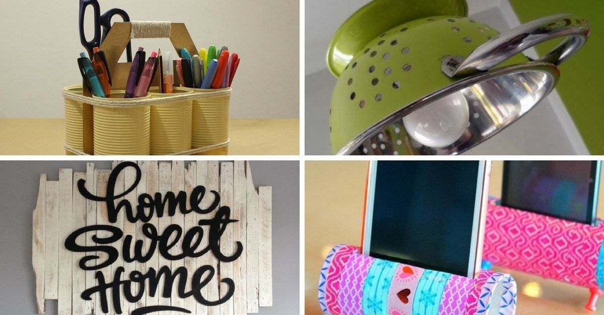 8 Fantásticas ideas de reciclaje con todo tipo de materiales