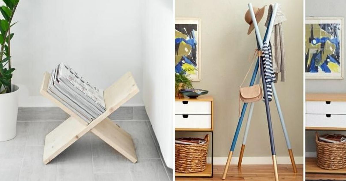5 Sugerencias de muebles DIY baratos y bien fáciles de fabricar