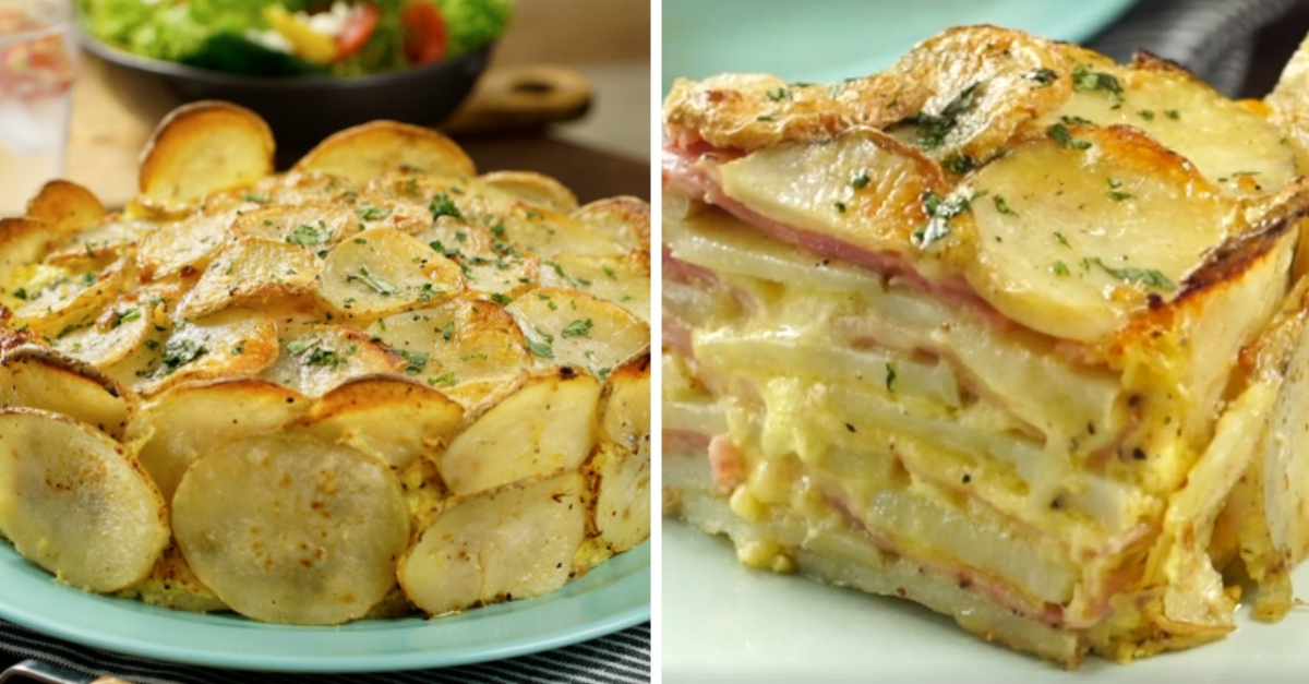 Receta Del Pastel De Patatas Con Jamón Y Queso E Consejos