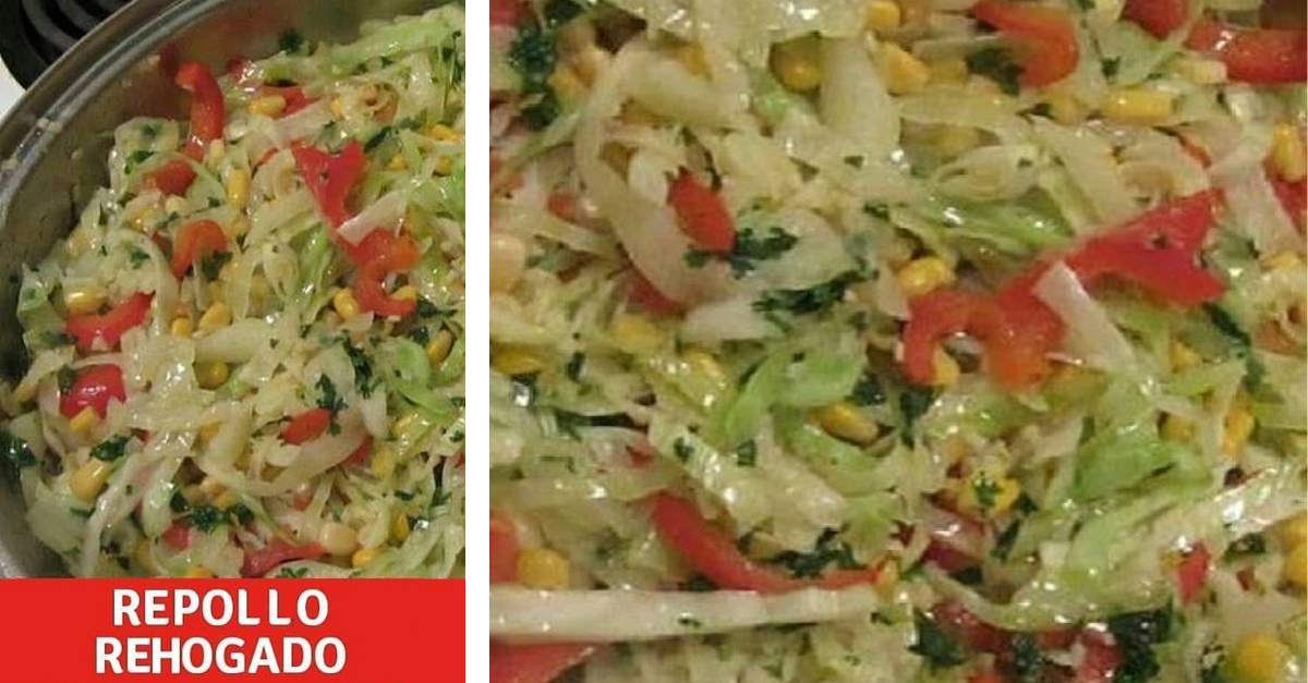 Cómo cocinar un delicioso repollo rehogado