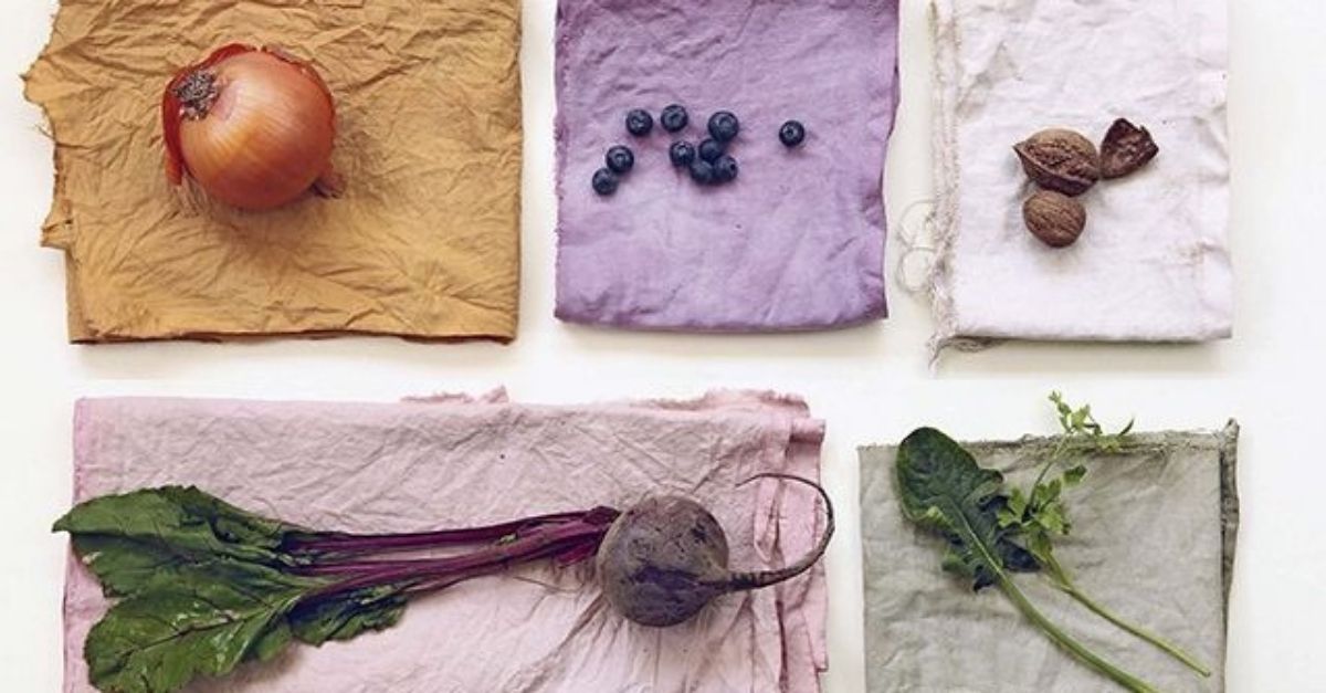 Consejos para teñir la ropa con tintes naturales textiles